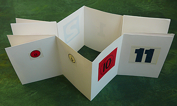 A Folded Multi-Page Book