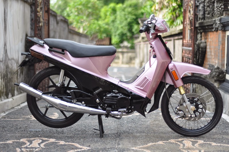 Kumpulan Foto Hasil Modifikasi Motor Suzuki Crystal Terbaru - Otomotiva