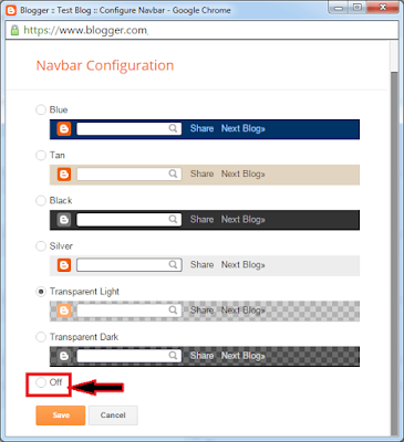 How to Hide,Disable or Remove navigation bar (navbar) from blogger - TechBow