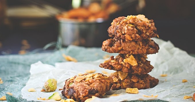 Melley Mey's Kitchen : ~ Resipi Biskut Oatmeal Cornflakes...