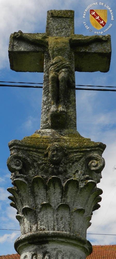 PATRIMOINE DE LORRAINE: VITREY (54) - Croix-calvaire de Messipierre (1734)