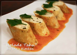 From Ida's Kitchen: Rolade Tahu saus bumbu rujak