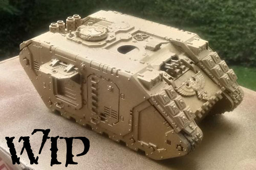 Würfelwiese: Custodes Land Raider Conversion