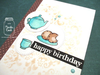 Creative With Monika: Happy Birthday Tea Set Card using CAS(E) This Sketch