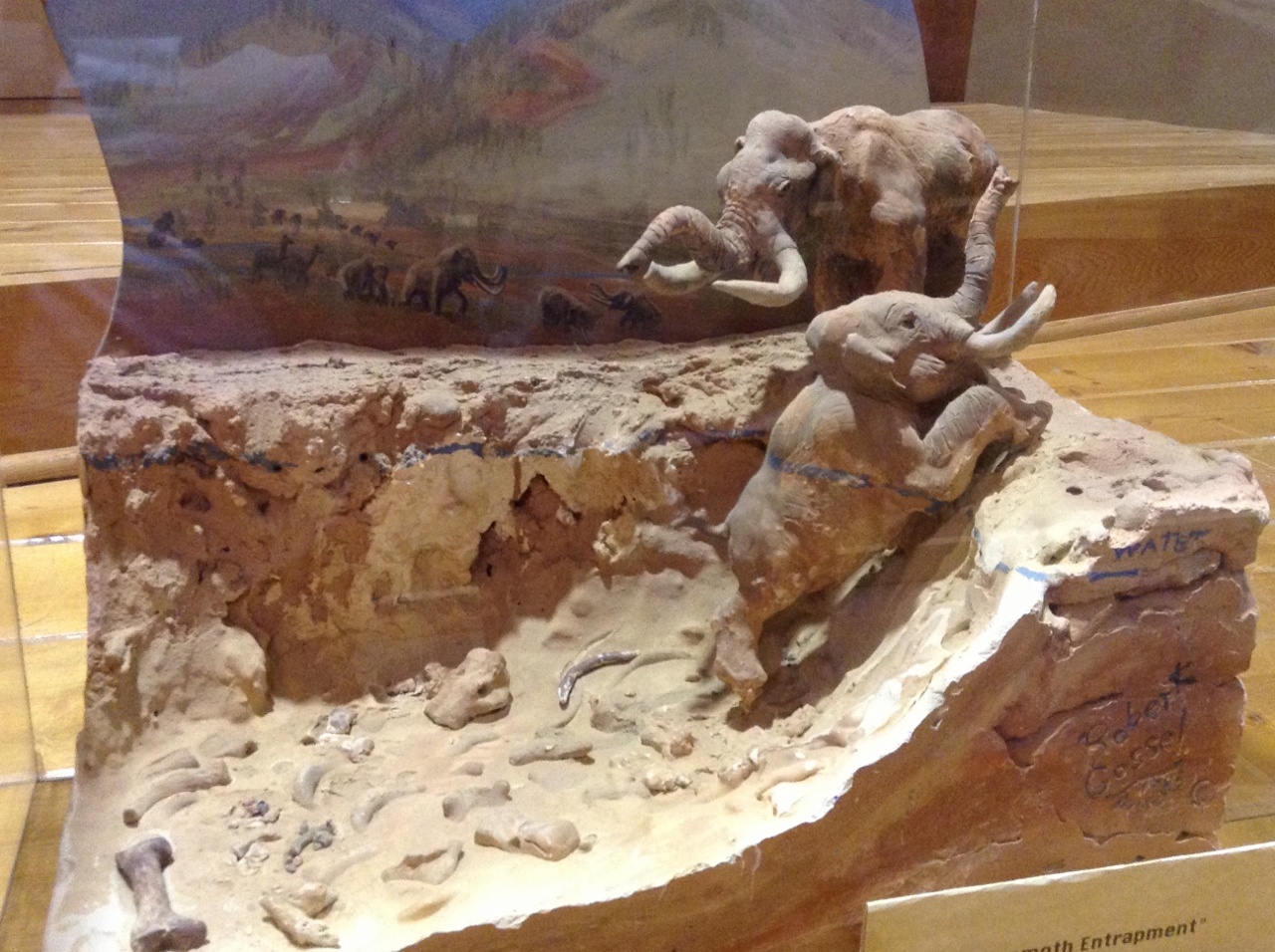 Terria Gary: Mammoth SITE Hot Springs, South Dakota ( note... no hot ...