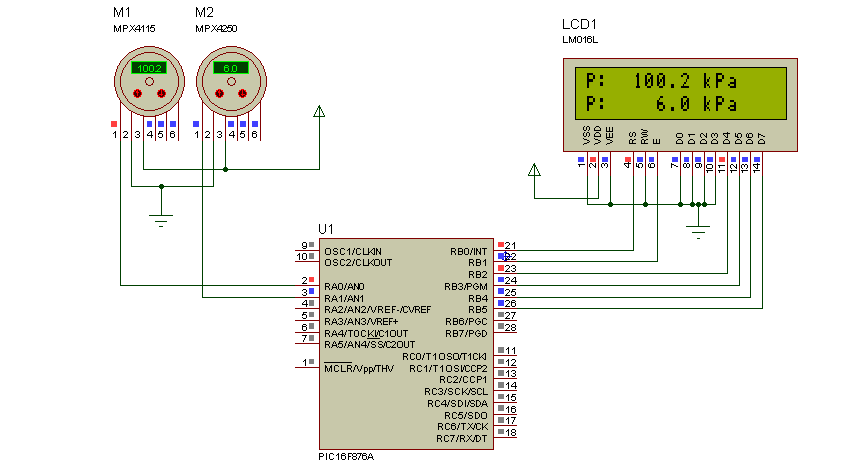 PIC: MPX4115 e MPX4250 - Microcontrolandos