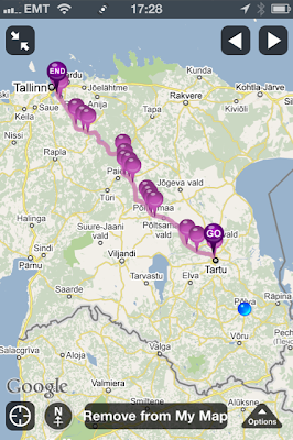 Everytrail. Puhkus Eestis, virtuaalgiid taskus