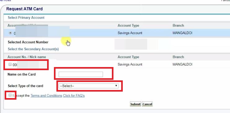 How to apply for SBI ATM/Debit card online?