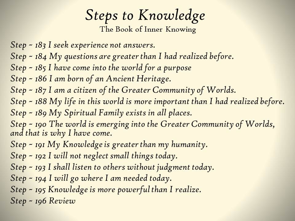 Steps to Knowledge: The Book of Inner Knowing ~ Spiritual Practices ...