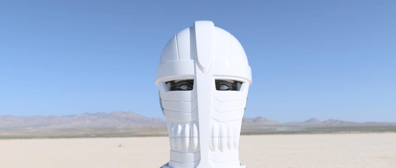 3D Models: Hirako Shinji Visored/Vizard Mask - Bleach