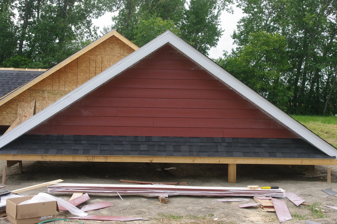 Thousand Square Feet: Owner Building a Home - Day 45 & 46 - Siding and ...
