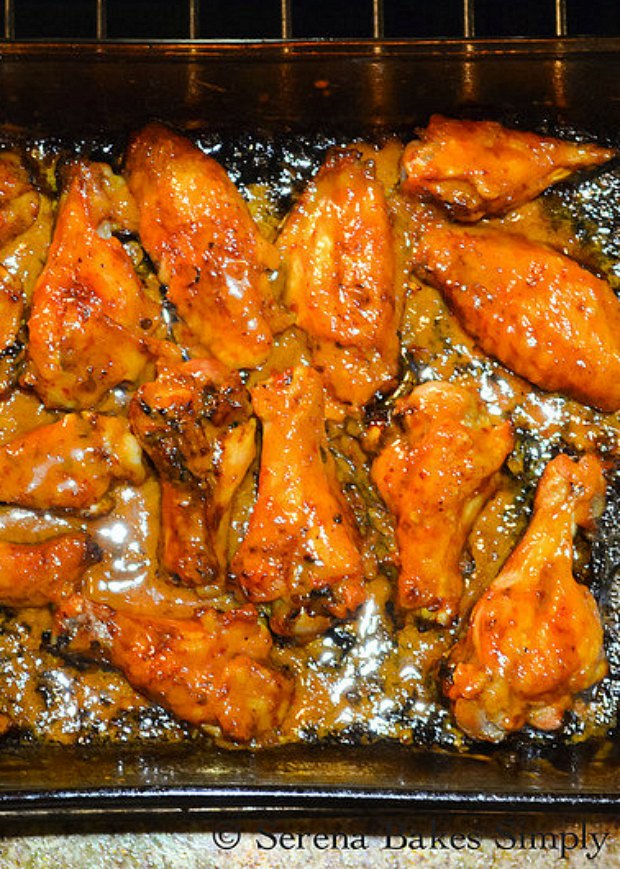 Sticky Chipotle Honey Baked Chicken Wings Serena Bakes Simply From Scratch