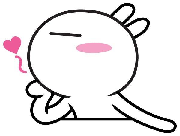 png : camera line tuzki sticker873