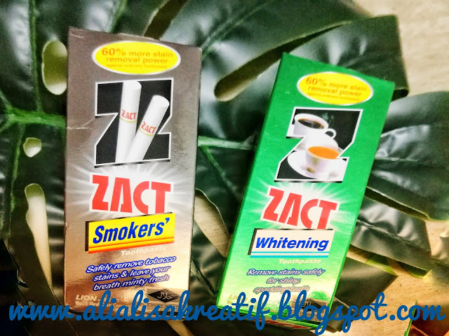 alialisakreatif by kolin zainal: ZACT Whitening Tooth Paste untuk gigi ...