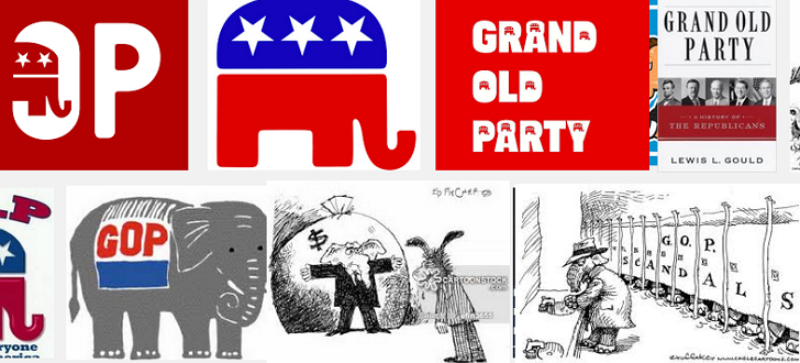 지오피 뜻 GOP = Grand Old Party 그랜드 올드 파티, Republican Party 리버플릭 파티, 공화당