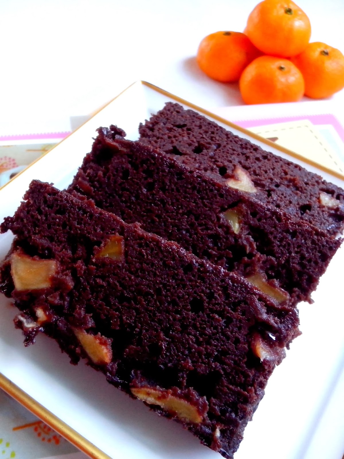 CHOCOLATE APPLE CAKE