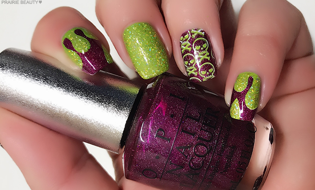 MANI MONDAY: Toxic Holo Slime Halloween Nails - Prairie Beauty