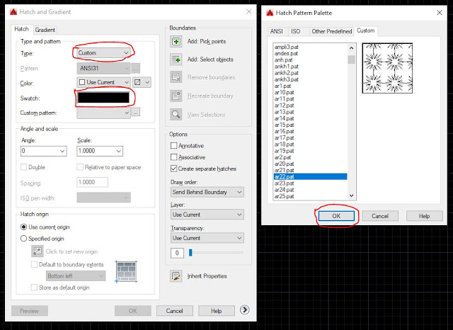 Cara Menggunakan Custom Hatch di AutoCAD - Arsitur Studio