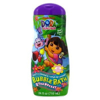 Nickelodeon Dora the Explorer Strawberry Bubble Bath REVIEW!