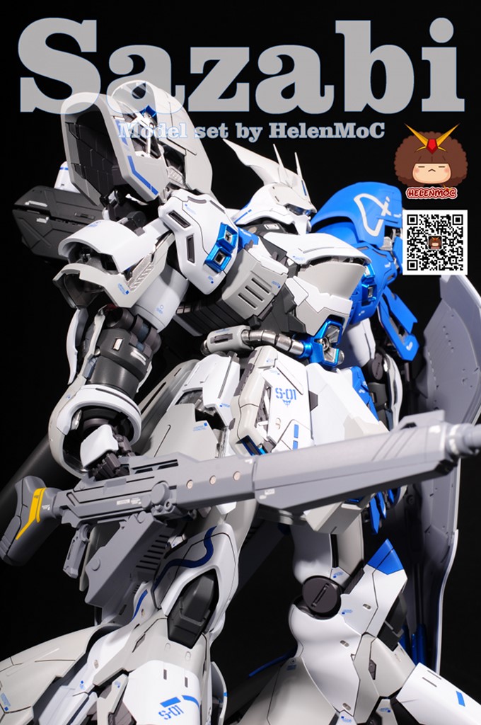 Painted Build: MG 1/100 MSN-04 Sazabi Ver. Ka [Amuro Ray Colors]