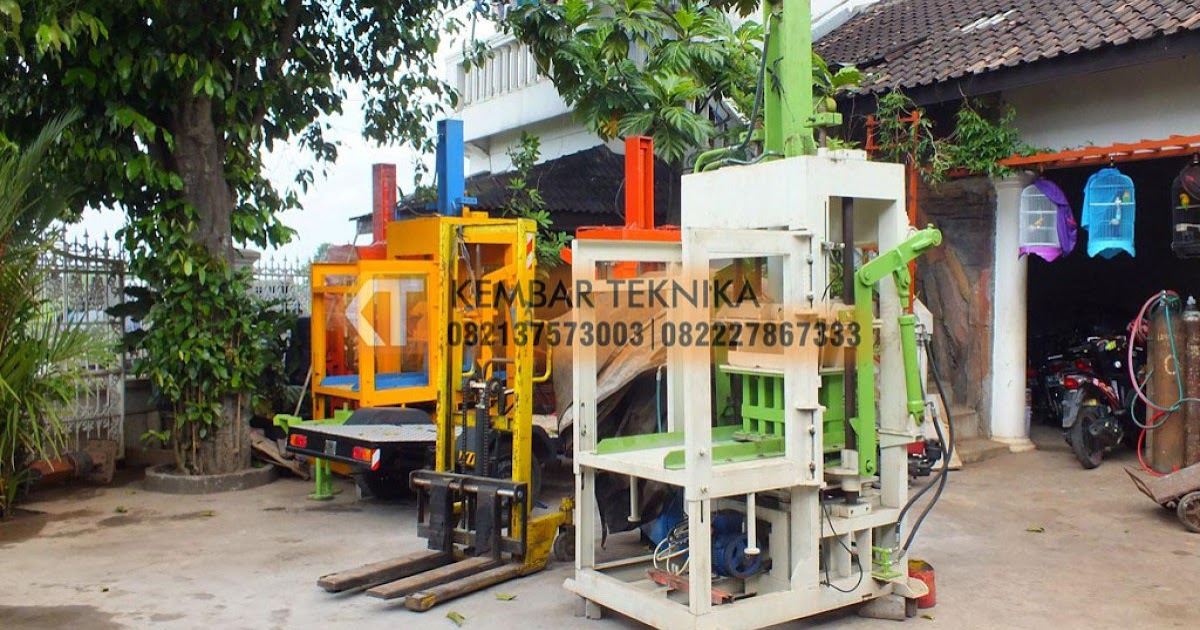 Mesin Paving Block Hidrolik Otomatis