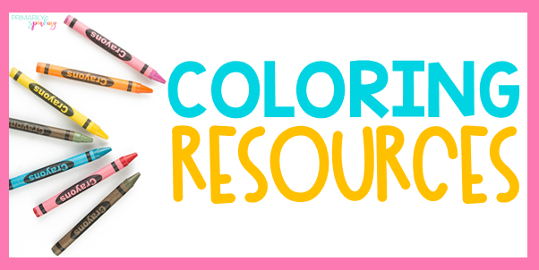 5 Benefits of Coloring in the Primary Classroom | Primarily Speaking