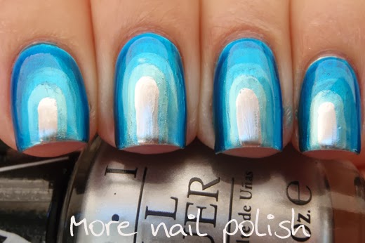 OPI Push and Shove Chrome Step up mani ~ More Nail Polish