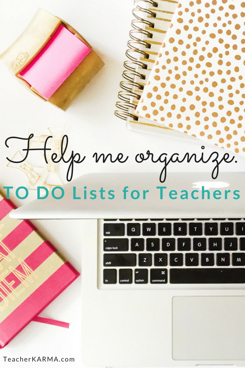 Help Me Organize: Lists for Teachers | Classroom Freebies | Bloglovin’