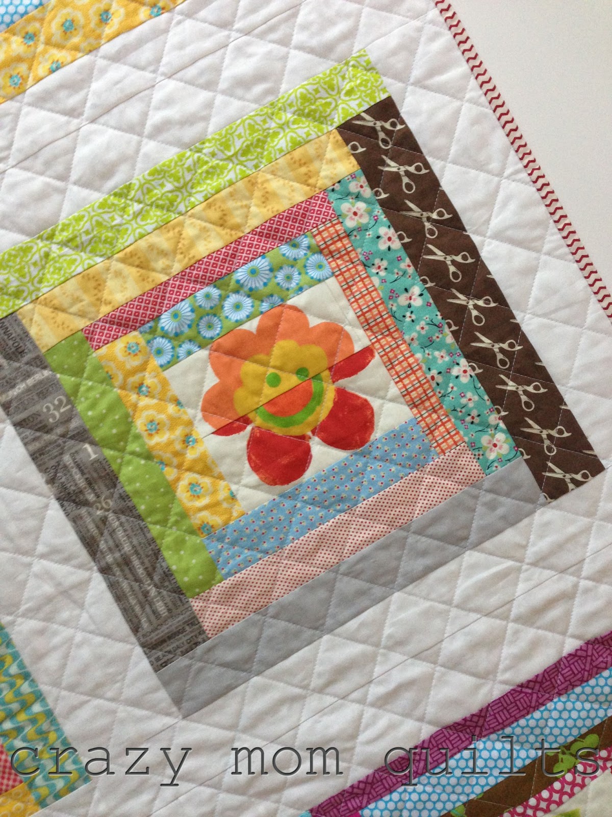 crazy mom quilts: wonky log cabin quilt