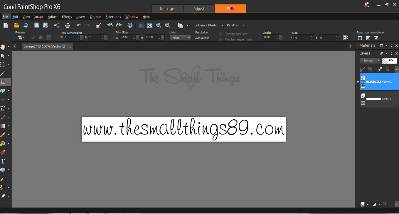 Super Easy Watermark Stamp Tutorial #Blogging