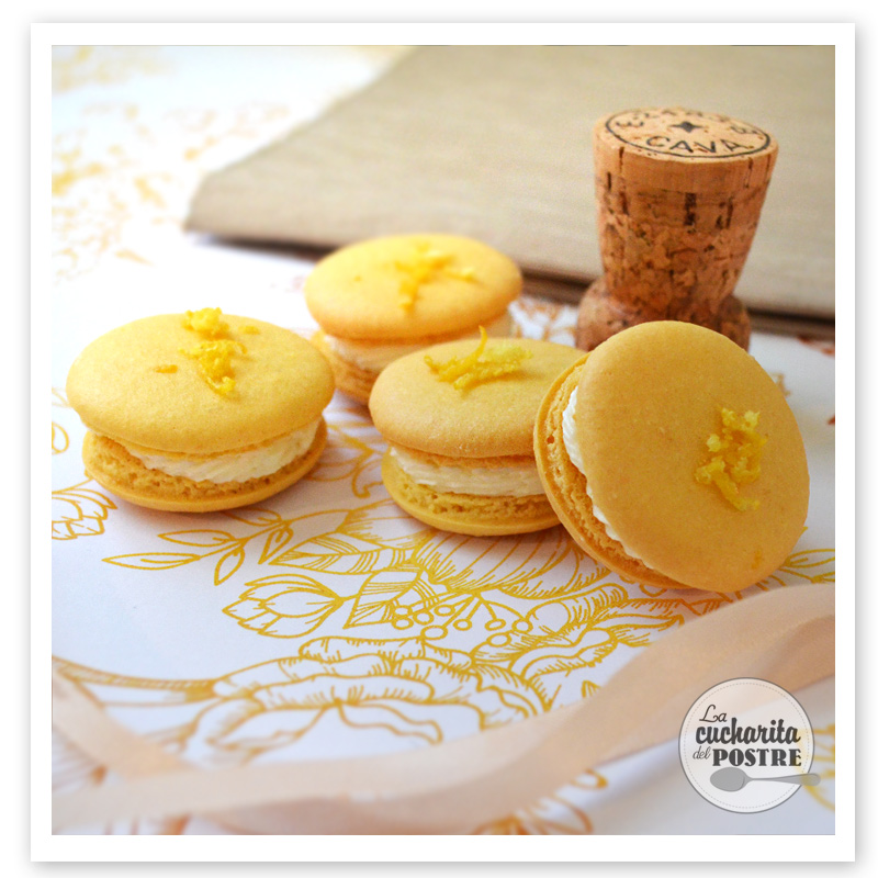 LA CUCHARITA DEL POSTRE: MACARONS DE CAVA Y LIMON / LEMON AND CHAMPAGNE ...