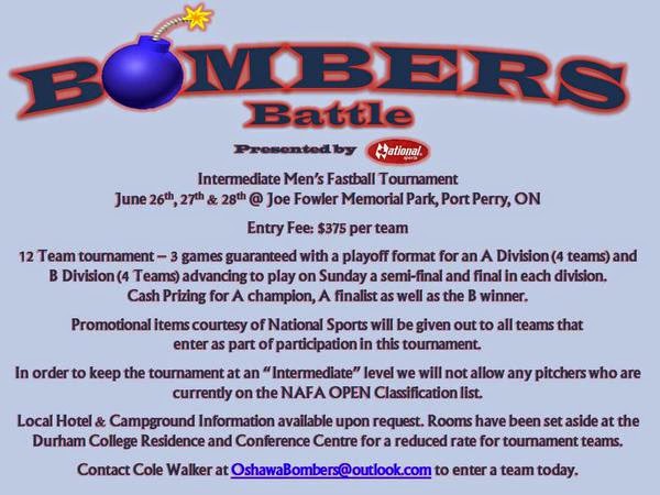 Eastern Ontario Fastball Blog: Port Perry Tournament announcement