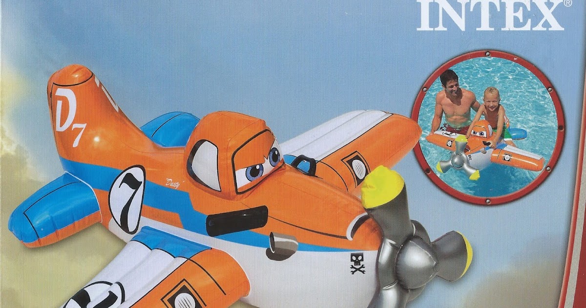 Intex Disney Planes Dusty Inflatable Swimming Ride-on Float (PL04)
