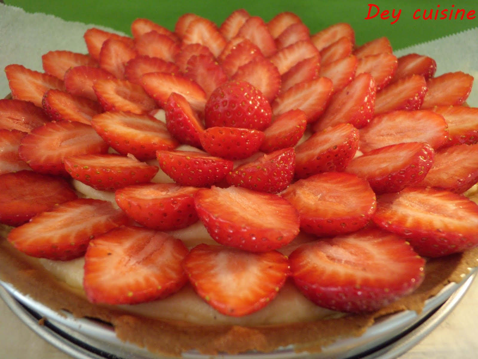 Dey cuisine: Tarte aux fraises