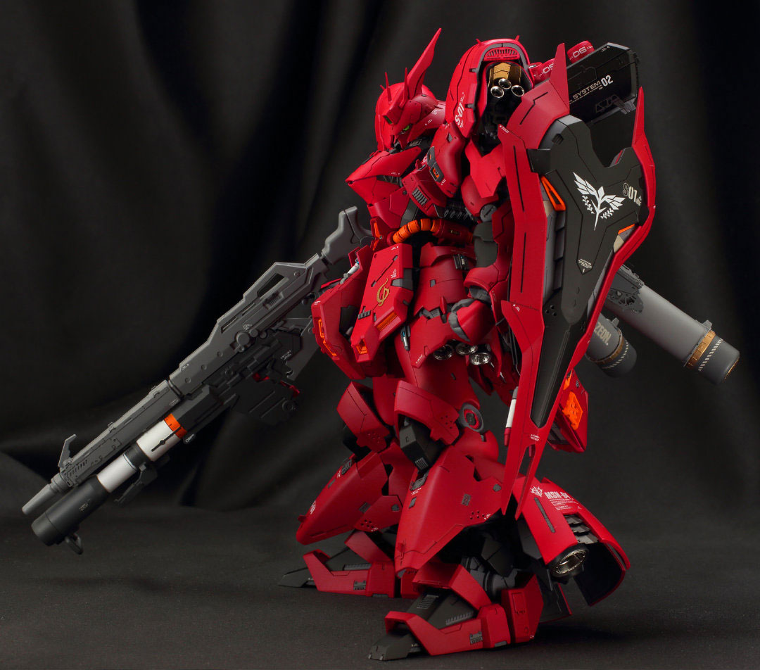 Custom Build: RG 1/144 MSN-04 Sazabi [Detailed]