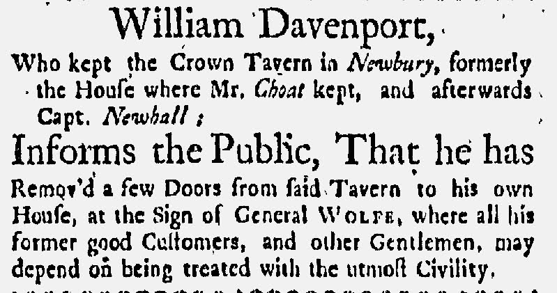 TheRaconteuseExpose: Captain William Davenport & His Company 1759 ...