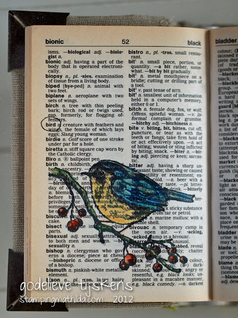 StampingMathilda: Dictionary - Bird