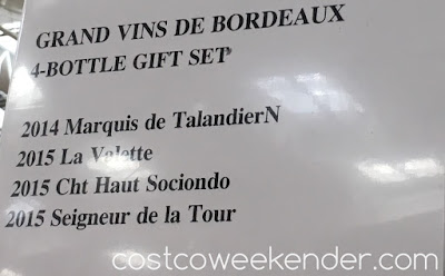 Grands Vins de Bordeaux Wine Collection (box of 4) | Costco Weekender
