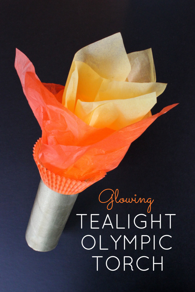 Pams Party & Practical Tips: Glowing Olympic Torch - Dare to Share Feature
