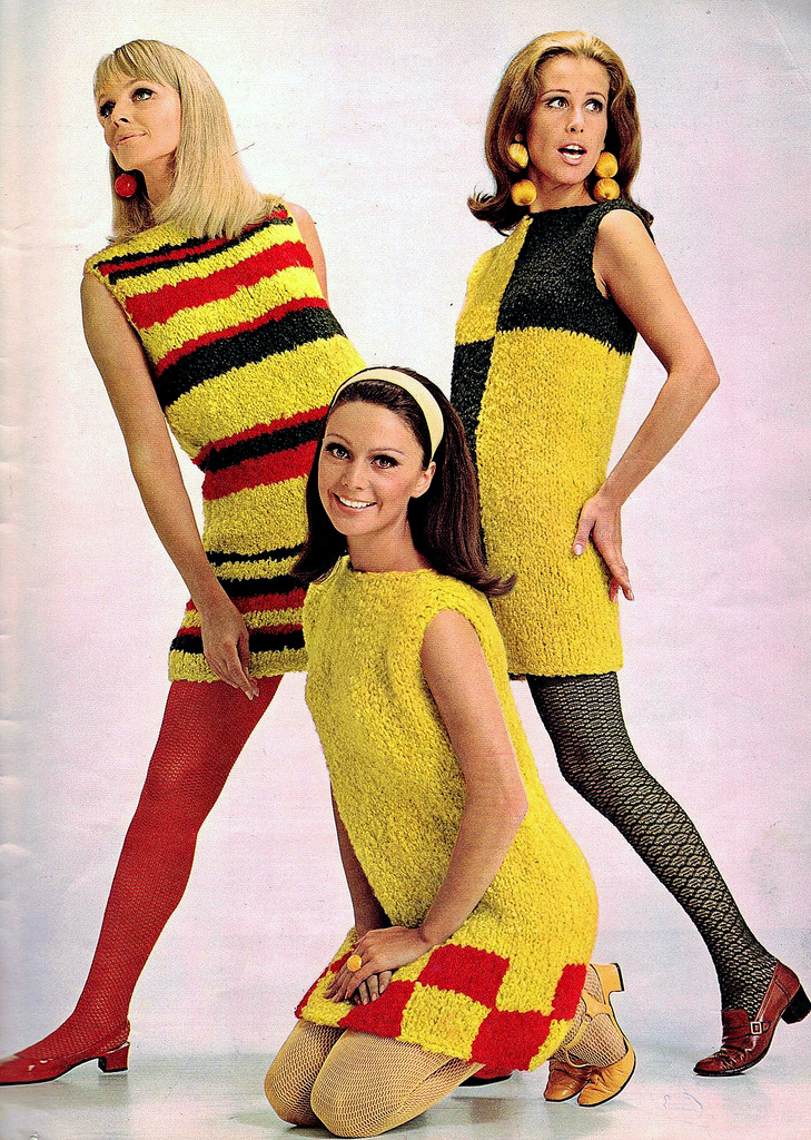 Colorful Women's Knitting Sweaters of the 1960s ~ Vintage Everyday