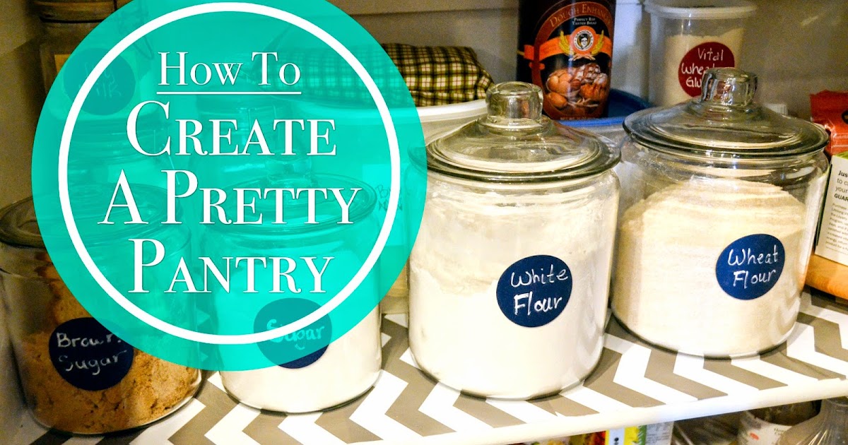 An Organized Family: How To: Creating a Pretty Pantry