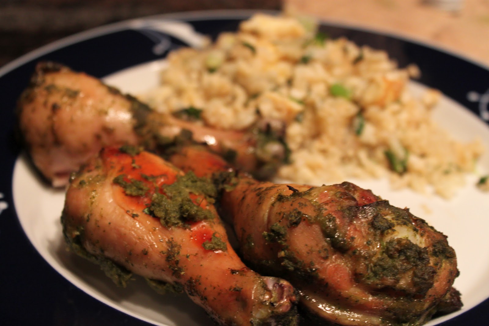 River North Paleo Girl: Green Chicken Drummies