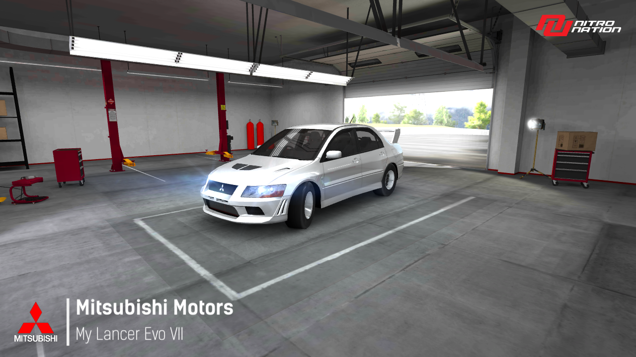 Nitro Nation | Tuning Mitshubishi Lancer Evo VII Race