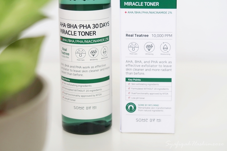 SyafiqahHashimxoxo: Some By Mi Miracle Toner | review