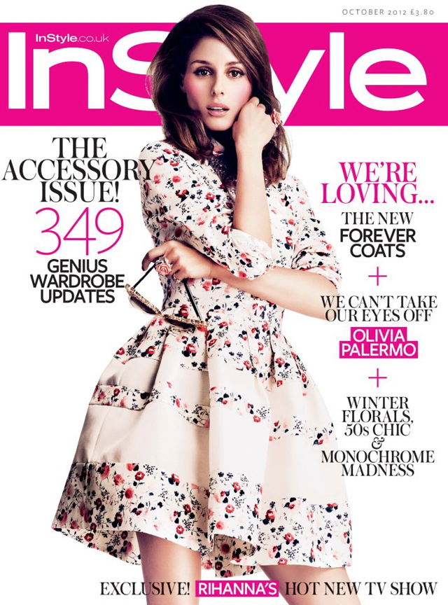 Olivia Palermo covers InStyle October 2012 in Dior - Emily Jane Johnston