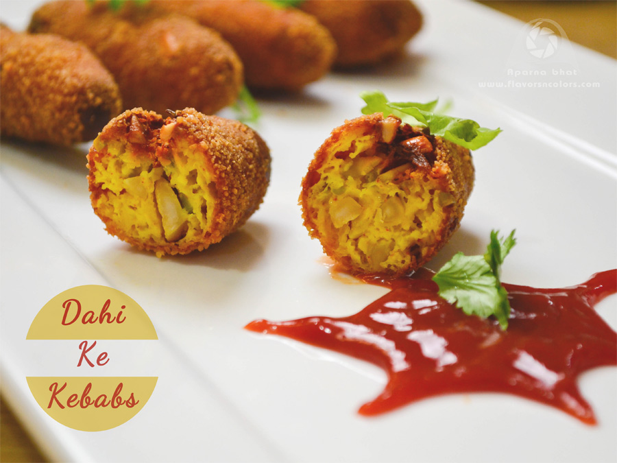 Stuffed Dahi Ke Kebabs ~ Flavors N Colors