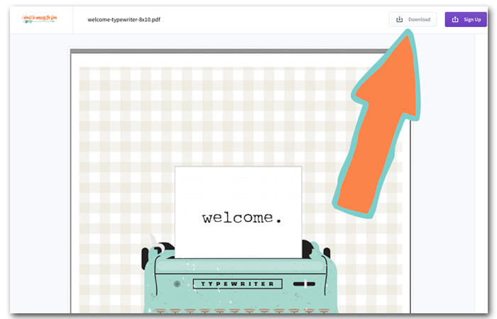 How to Print a Printable | i should be mopping the floor