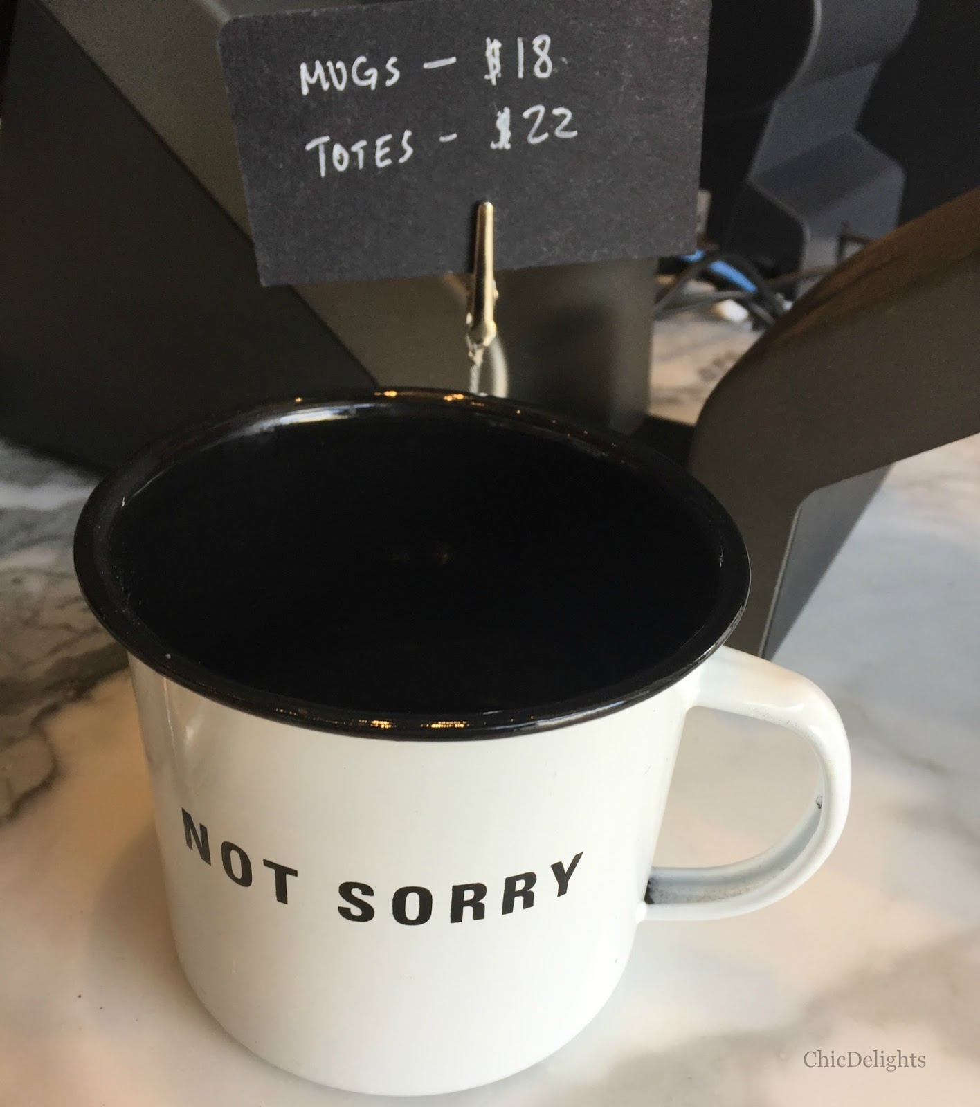 Sorry Coffee - Chic Delights