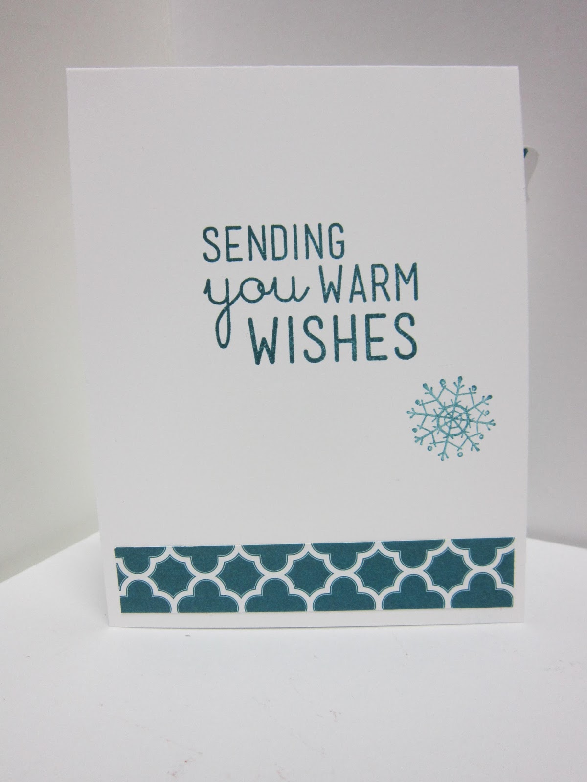 Krafting with Karen: Warm Wishes Card, and Tag