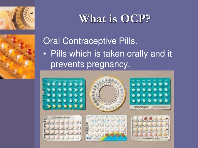 OCP(Oral contraceptive pill)